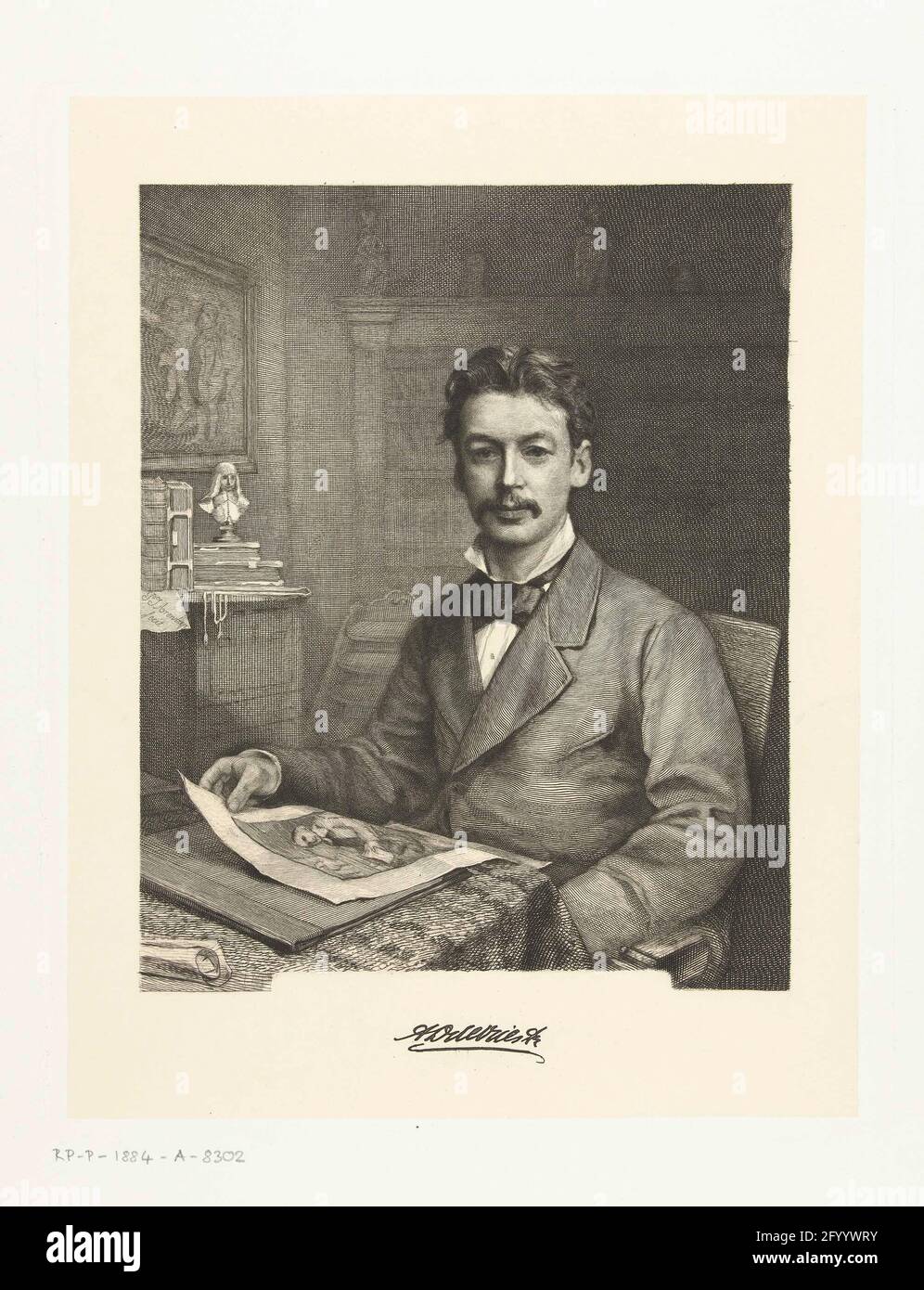 Portrait of Adrianus Daniel de Vries abzn .. Adrianus Daniel de Vries ...