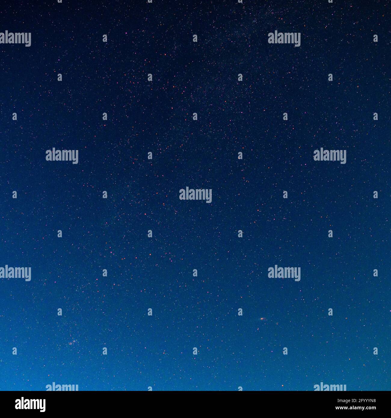 A lot of stars, the Milky Way and the Andromeda galaxy Stock Photo - Alamy