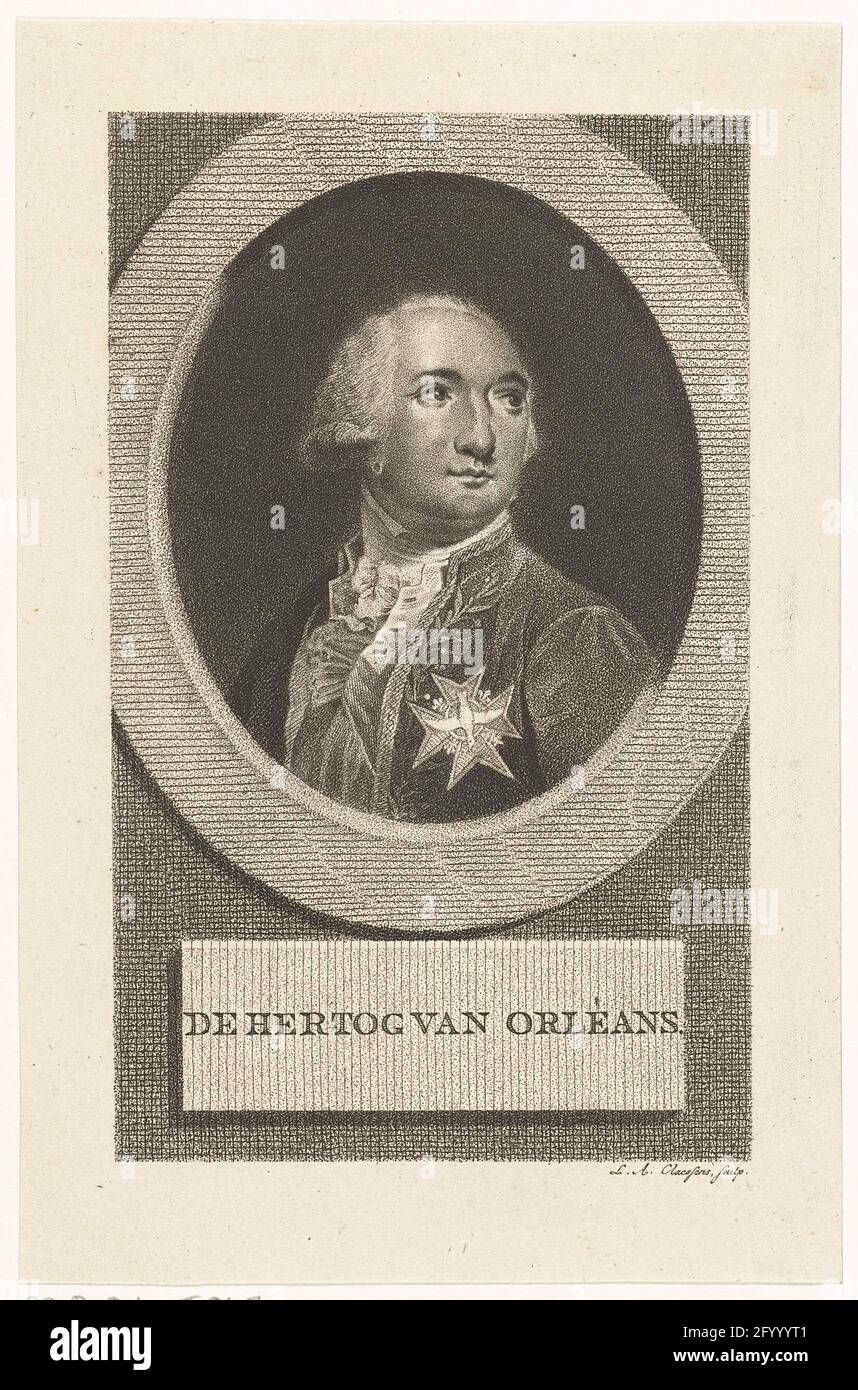 Portrait of Louis Philip II Duke of Orléans Stock Photo - Alamy