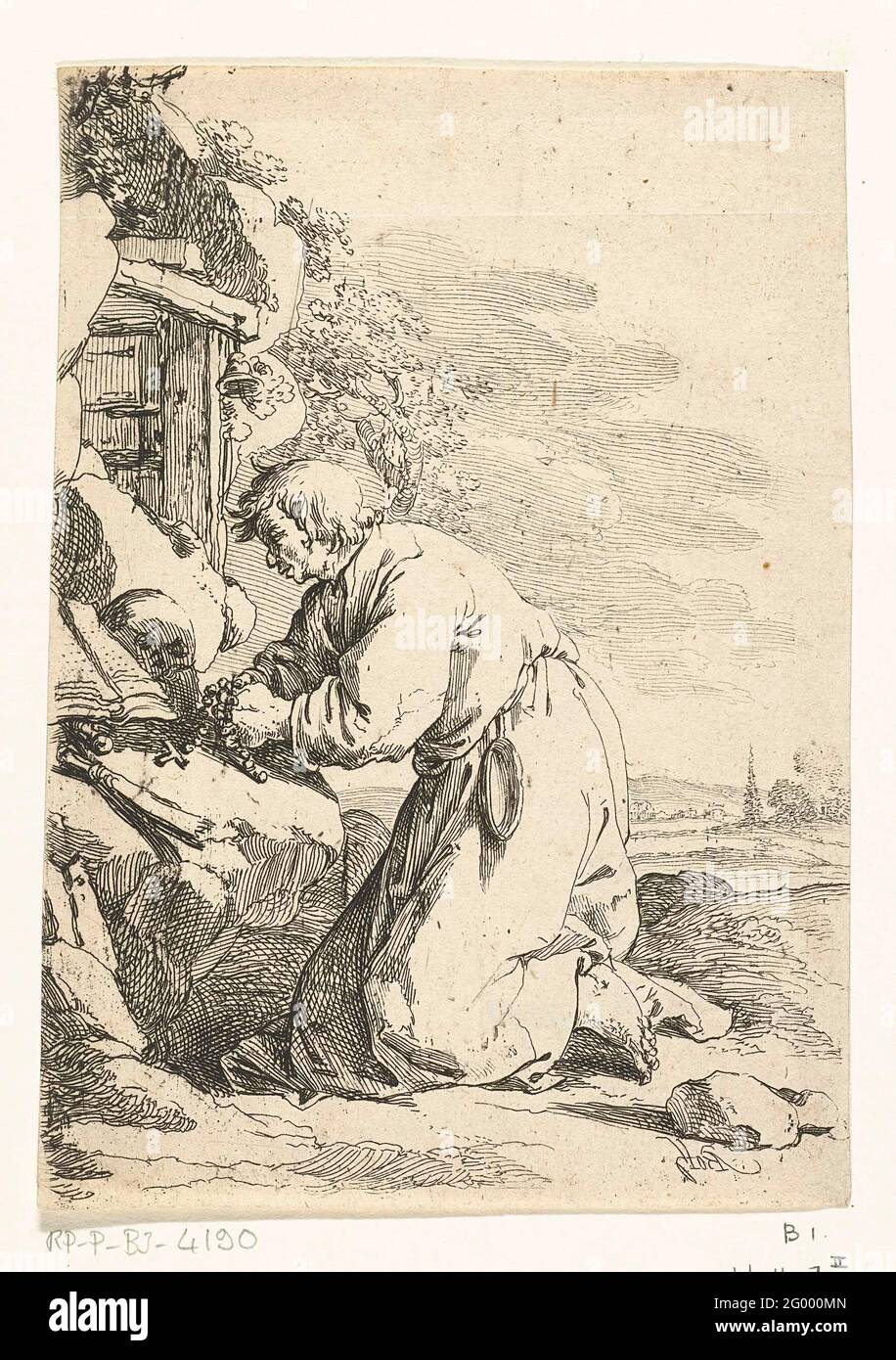 Hermit prays hi-res stock photography and images - Alamy