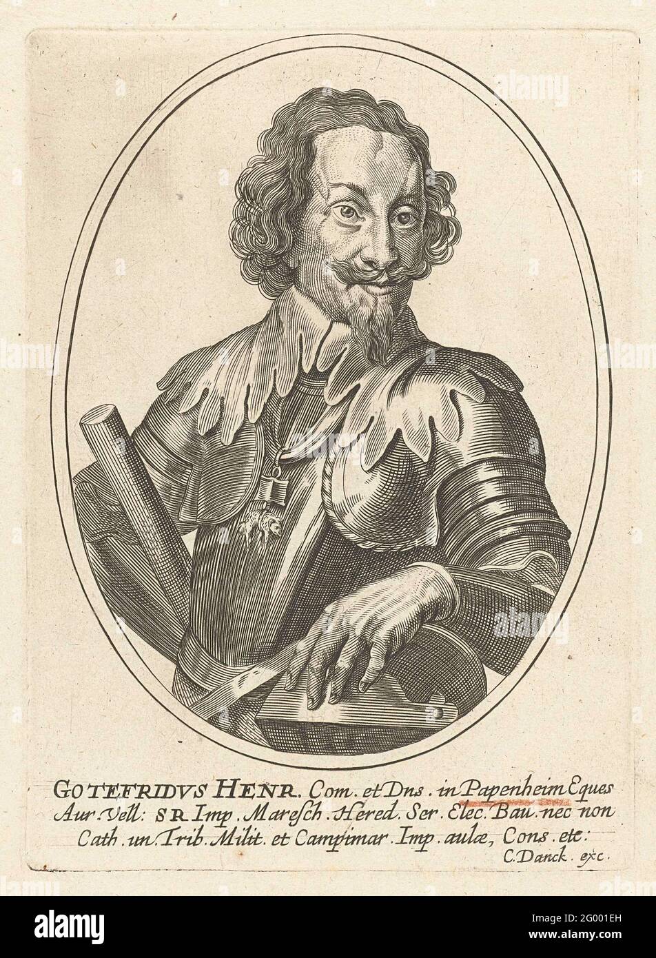 Portrait of Gottfried Heinrich, Count of Pappenheim; Gotefridvs Henr ...