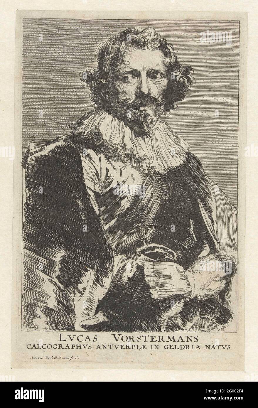 Portrait of Lucas Vorsterman I; Iconographie. Portrait of Lucas ...