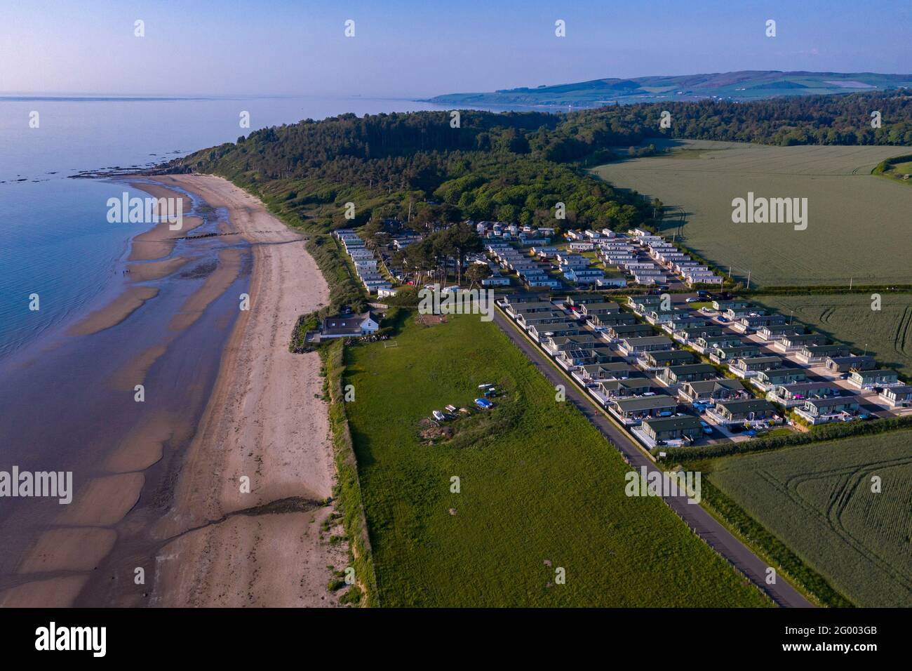 Maidens, Scotland, UK. 30th May, 2021. PICTURED: Drone photography view ...