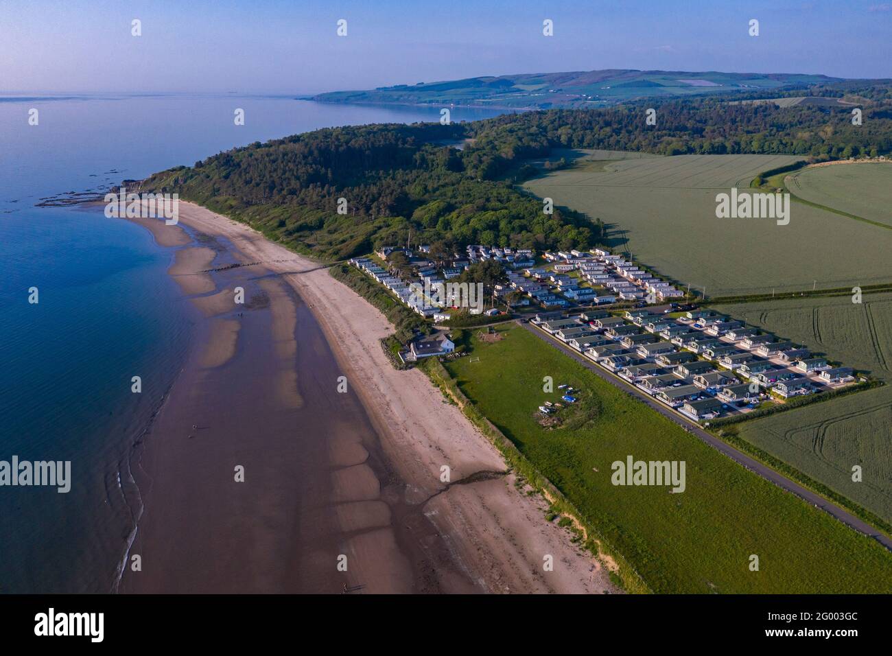 Maidens, Scotland, UK. 30th May, 2021. PICTURED: Drone photography view ...