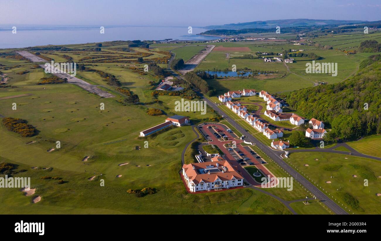 Turnberry, Scotland, UK. 30th May, 2021. PICTURED: Drone photography ...