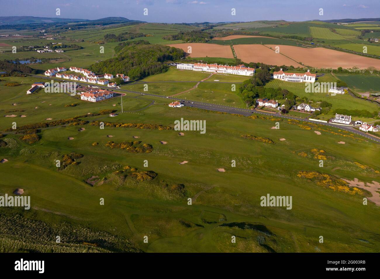 Turnberry, Scotland, UK. 30th May, 2021. PICTURED: Drone photography ...