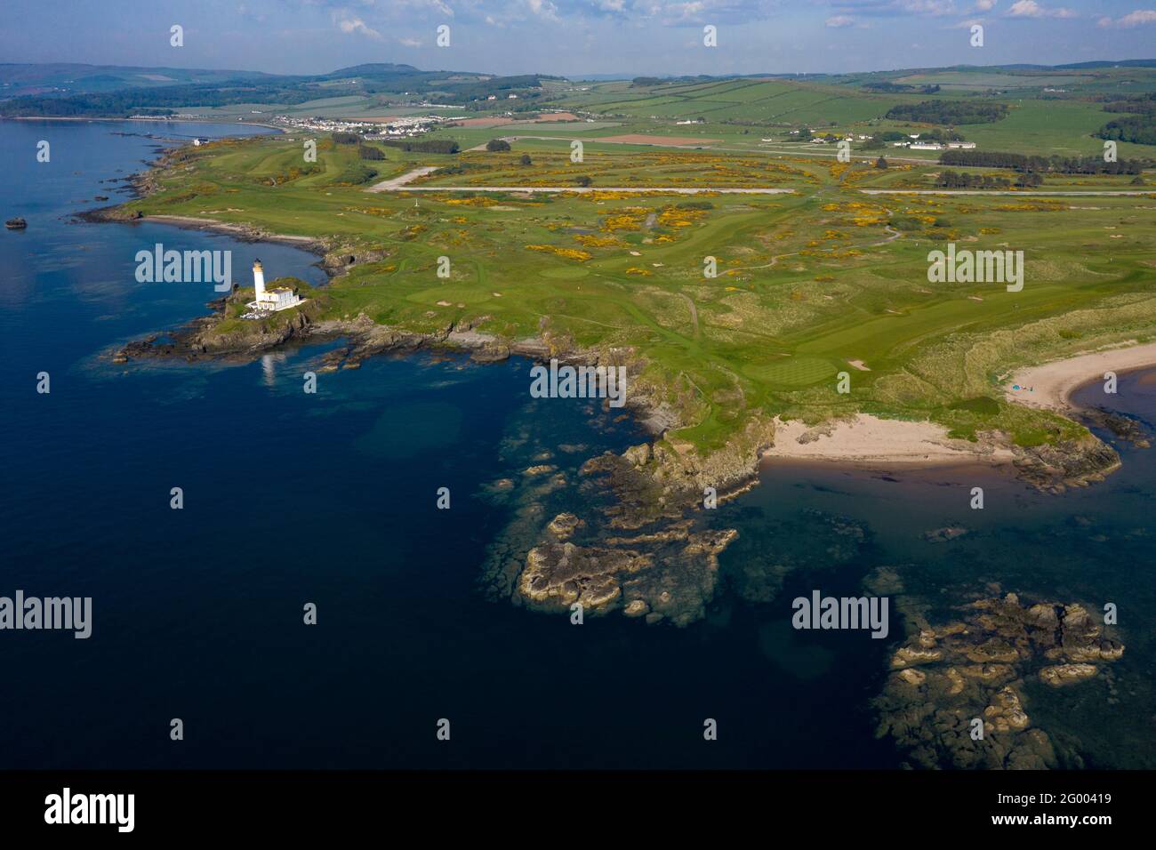 Turnberry, Scotland, UK. 30th May, 2021. PICTURED: Drone photography ...