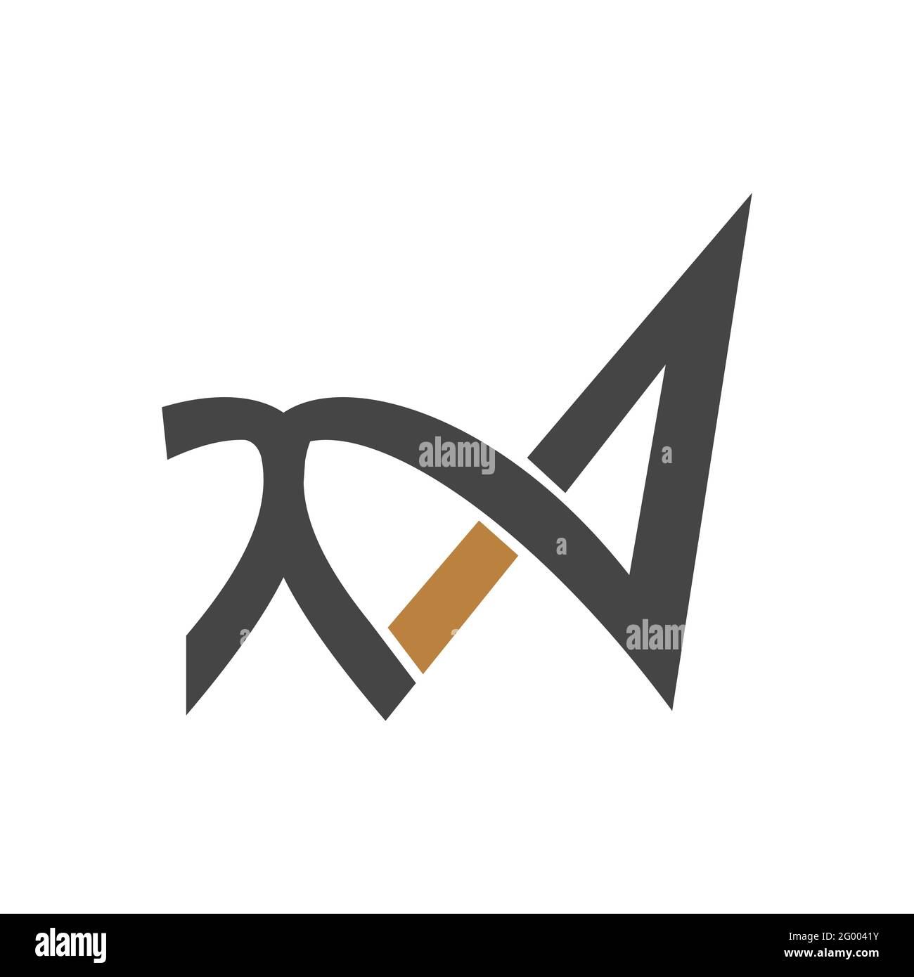 Alphabet letters Initials Monogram logo AX, XA, X and A Stock Vector ...