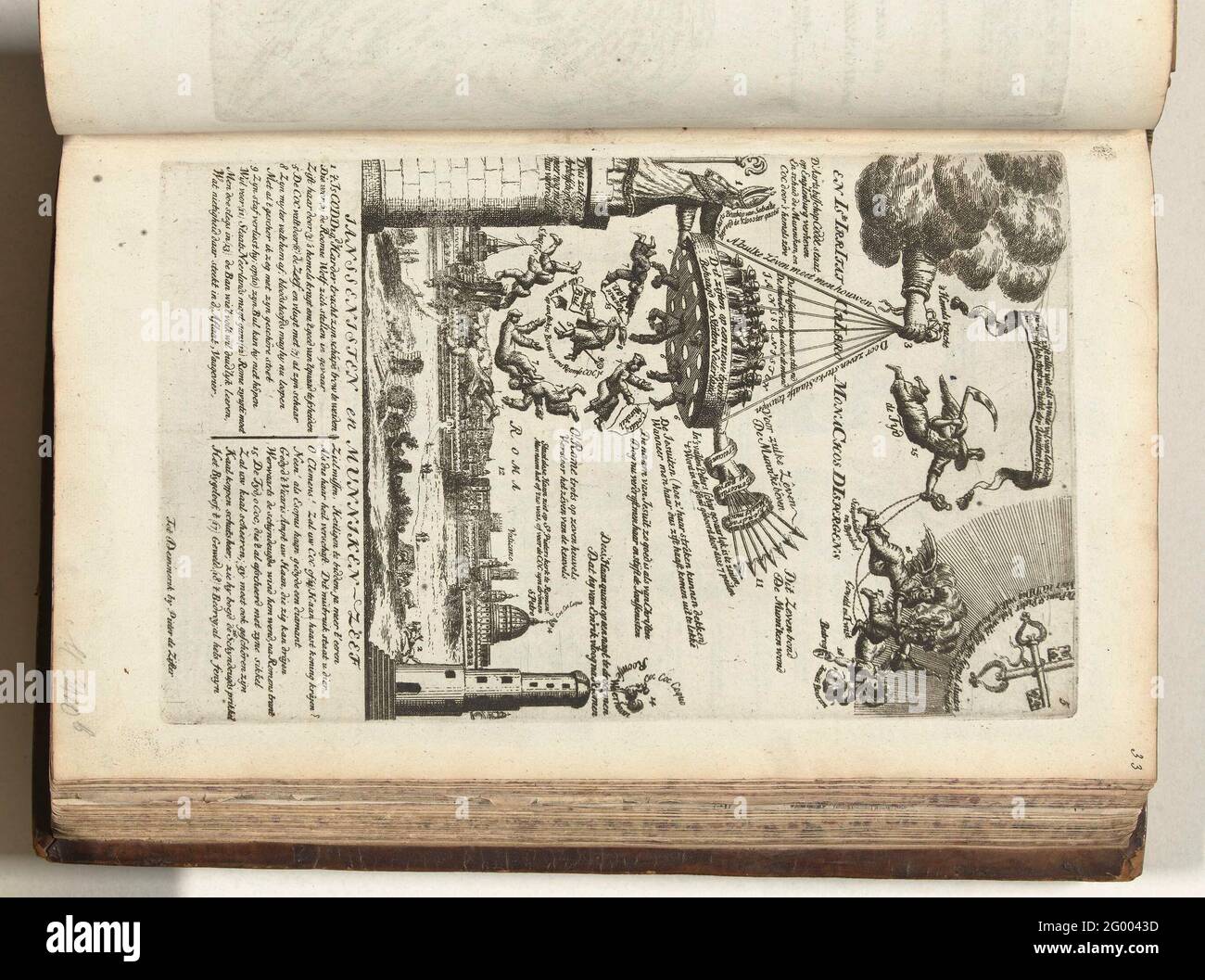 Jansenists and monks sieve, 1705; Janssenians and munniken-strainer; 5 ...
