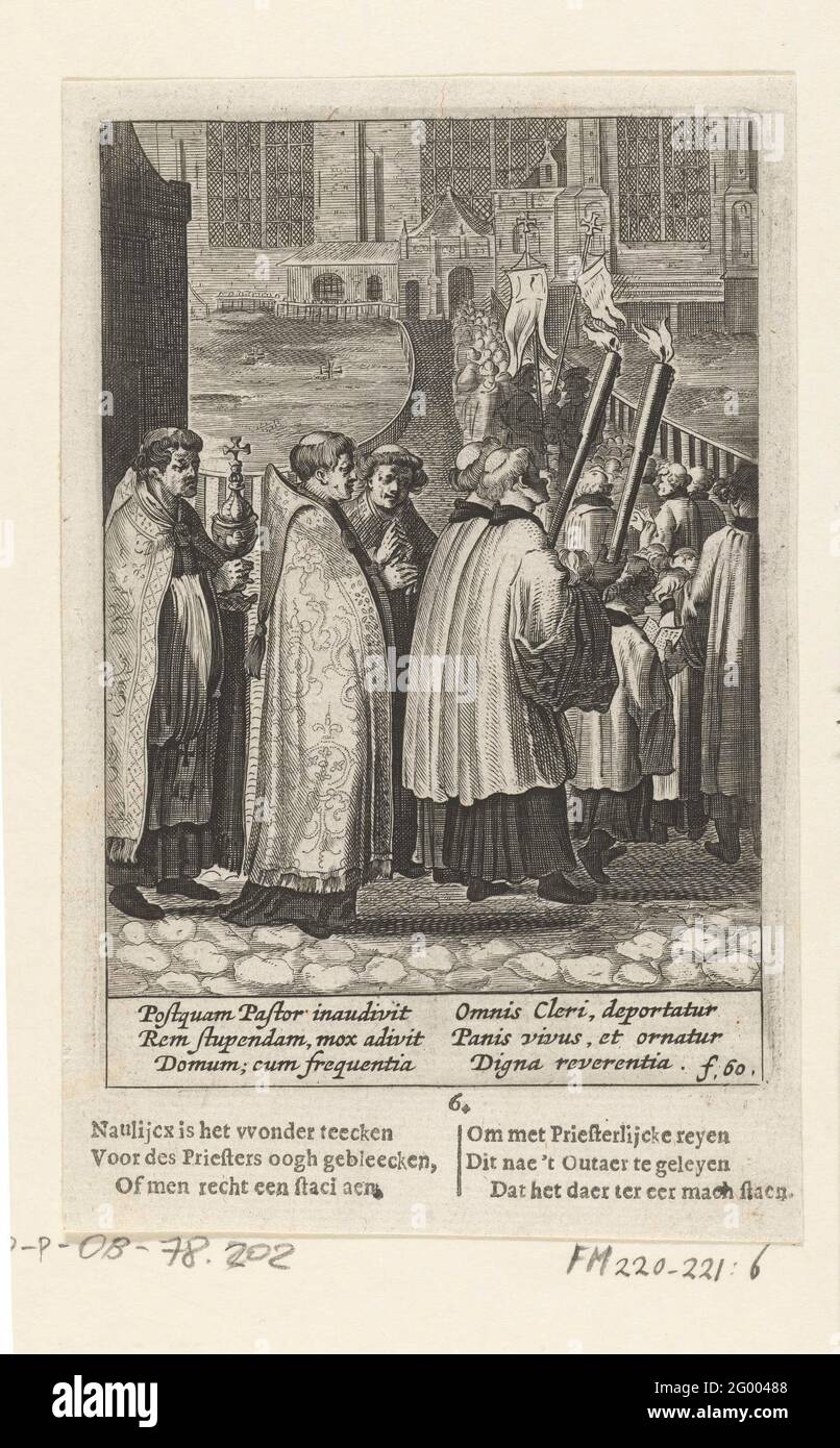 Procession to the church, 6; The Miracle of Amsterdam (copy), 1345. A ...