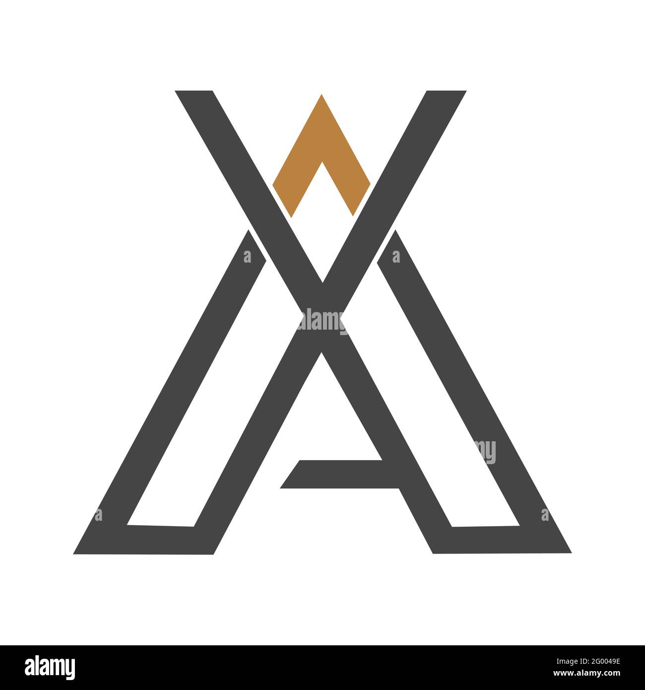 Alphabet letters Initials Monogram logo AX, XA, X and A Stock Vector Image & Art - Alamy