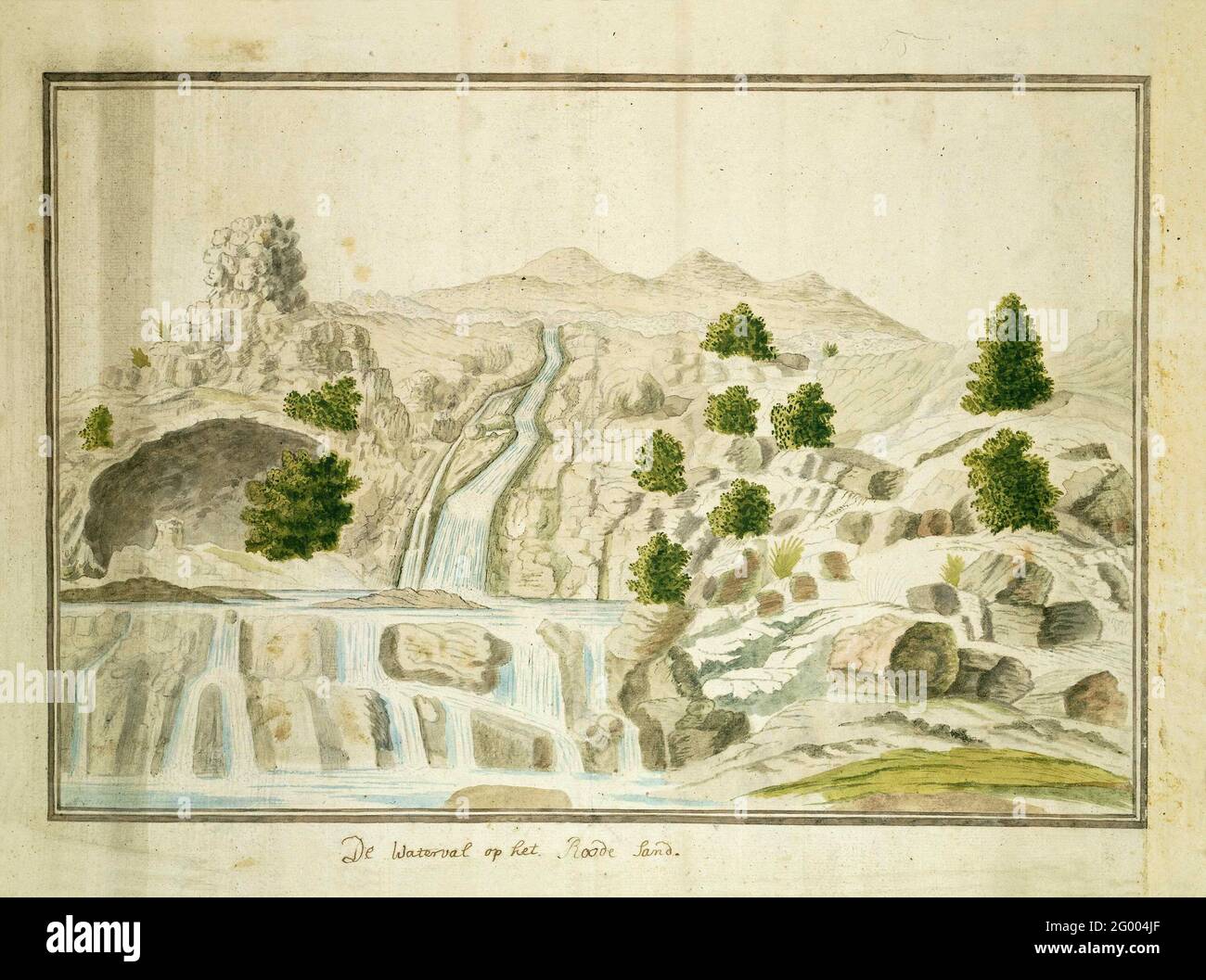 The waterfall at the Roodezand valley, near Tulbagh Stock Photo - Alamy