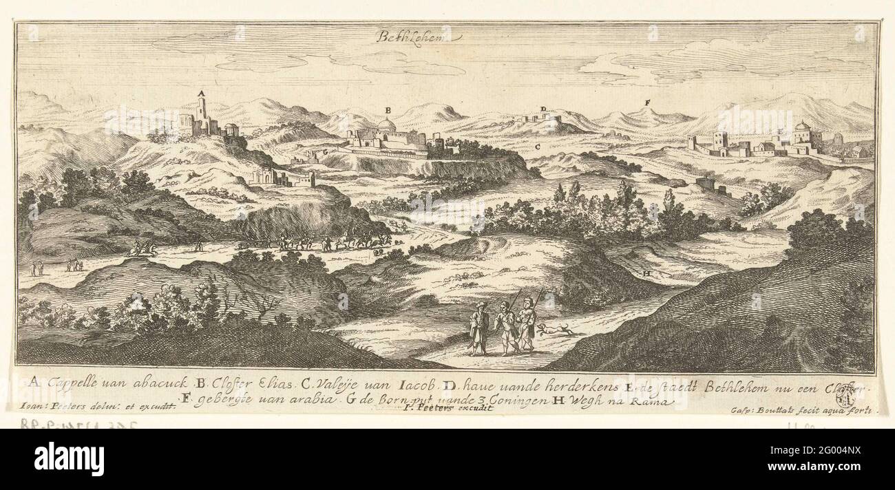 Face on Bethlehem; Topographical images of the Middle East. View of the ...