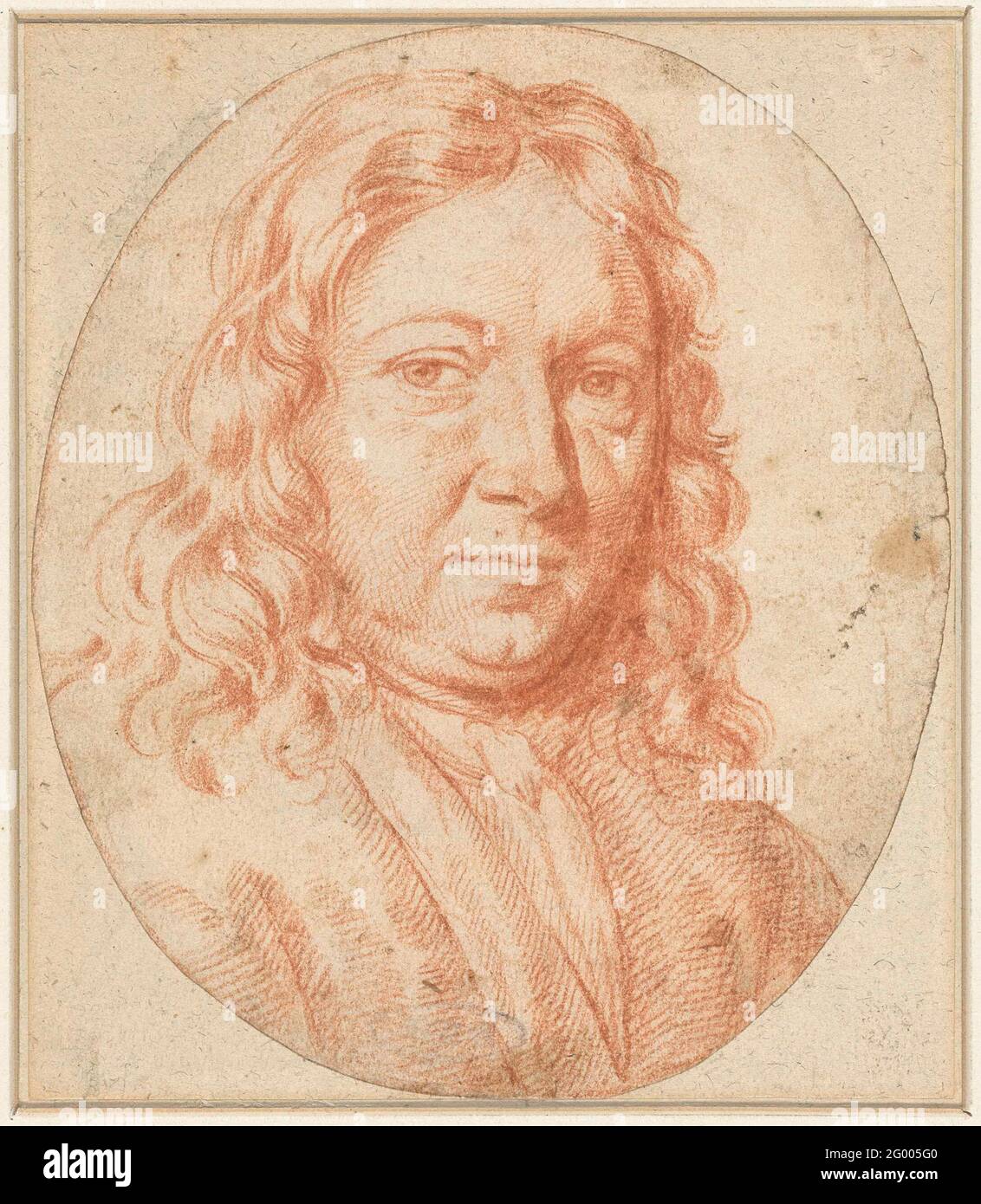 Portrait of Gerard Hoet I. Design for a print Stock Photo - Alamy
