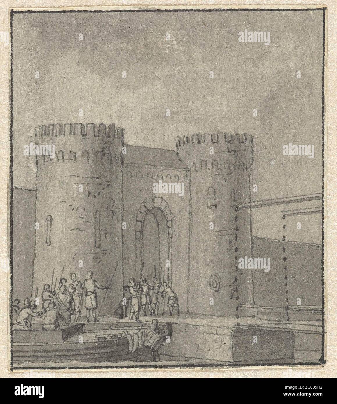 In the year 1590. Taking the castle of Breda through the peat ship ...