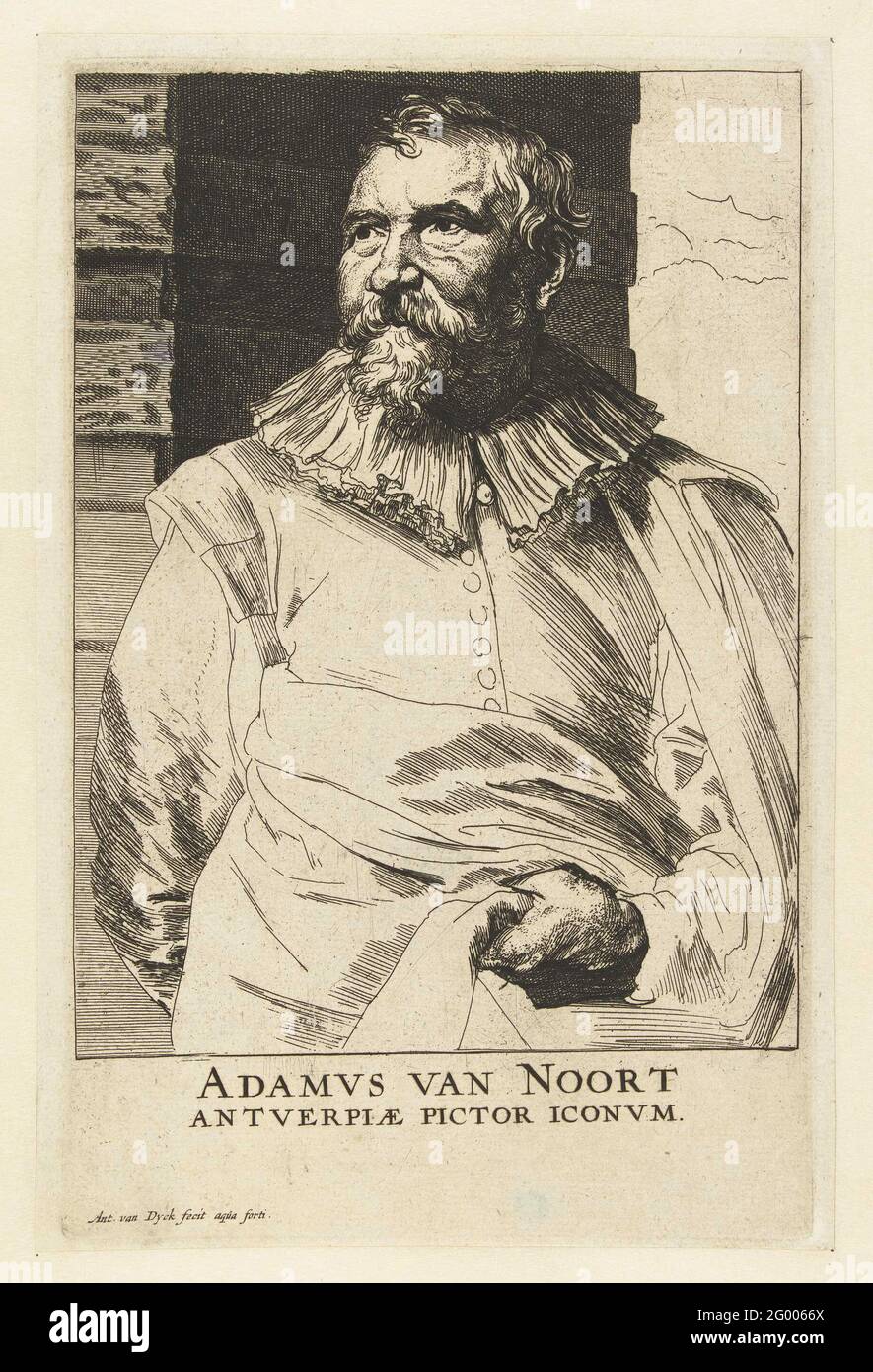 Portrait of Adam van Noort; Iconographie. Portrait of Adam van Noort ...