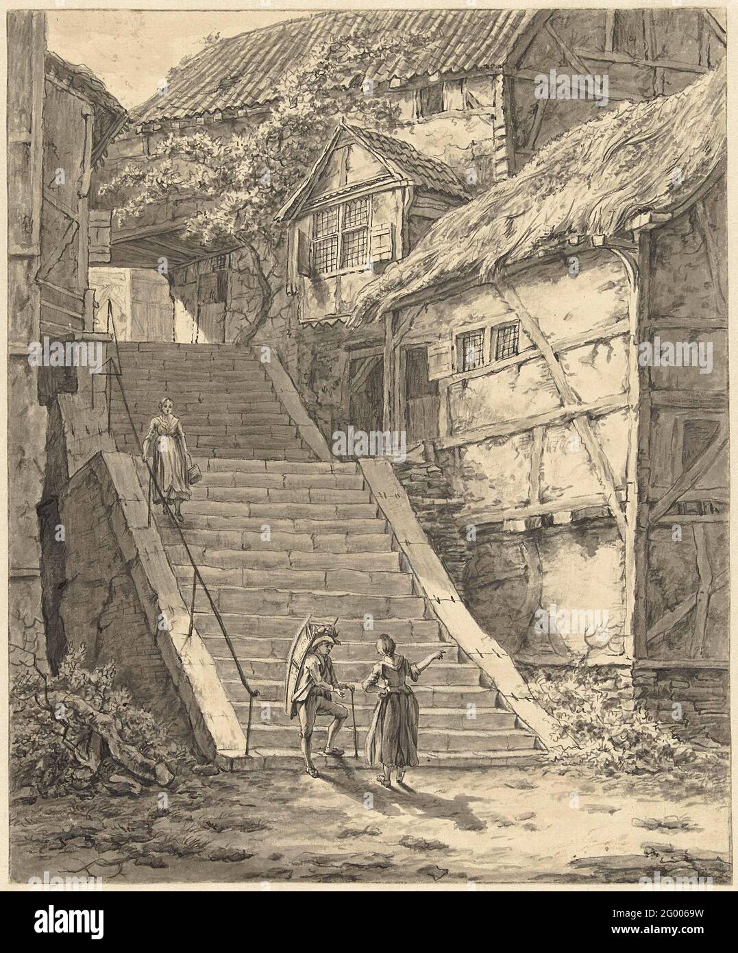 Stairs between houses in Mettmann, above Düsseldorf Stock Photo - Alamy