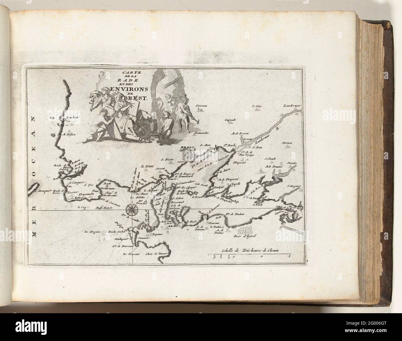 Map of brest france hi-res stock photography and images - Alamy