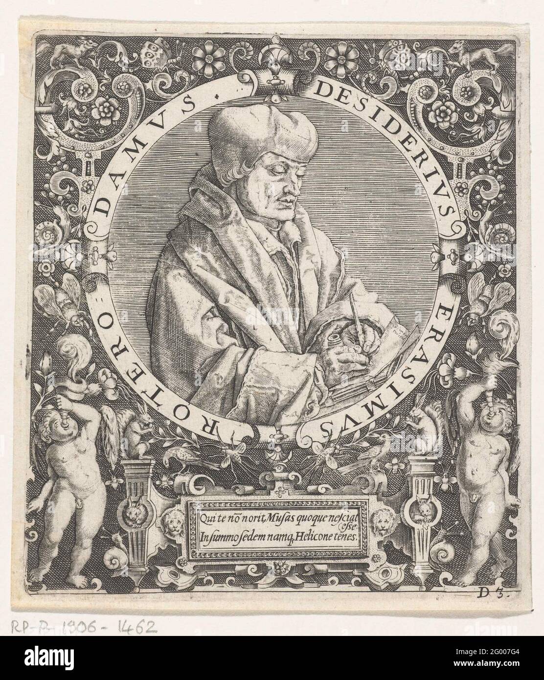 Portrait of Erasmus van Rotterdam. Bust of Erasmus from Rotterdam ...