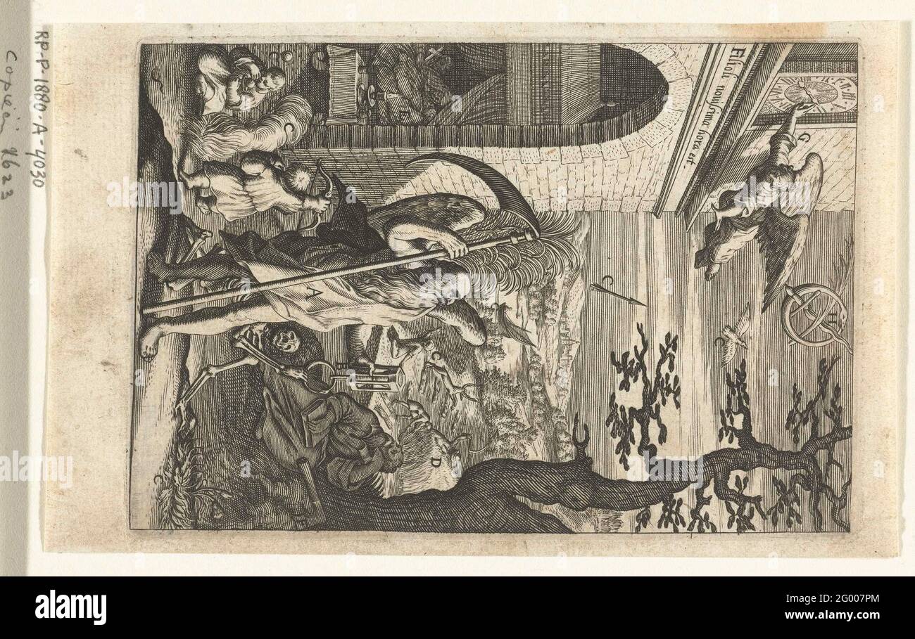 Logo with fathers time as a symbol for ignoring the time; Den Wech des ...