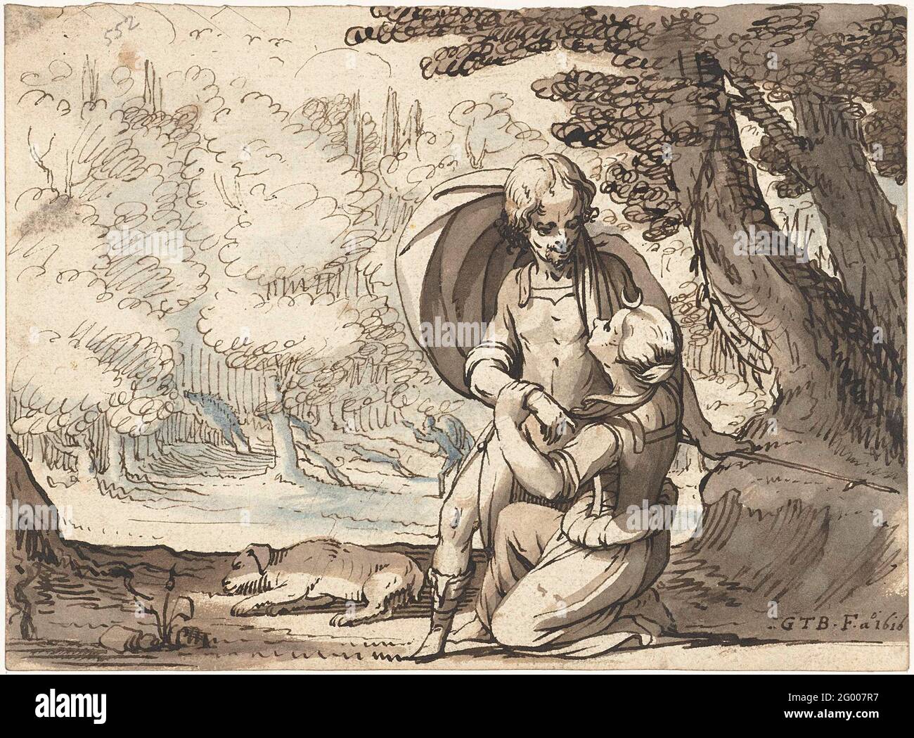 Venus and Adonis in conversation Stock Photo - Alamy