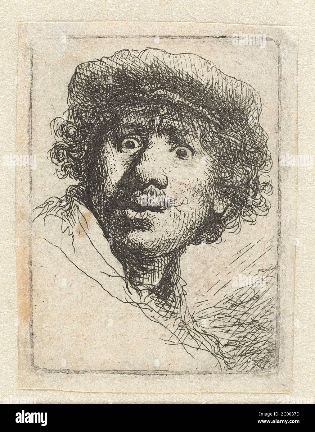 Self portrait with beret rembrandt hi-res stock photography and images ...