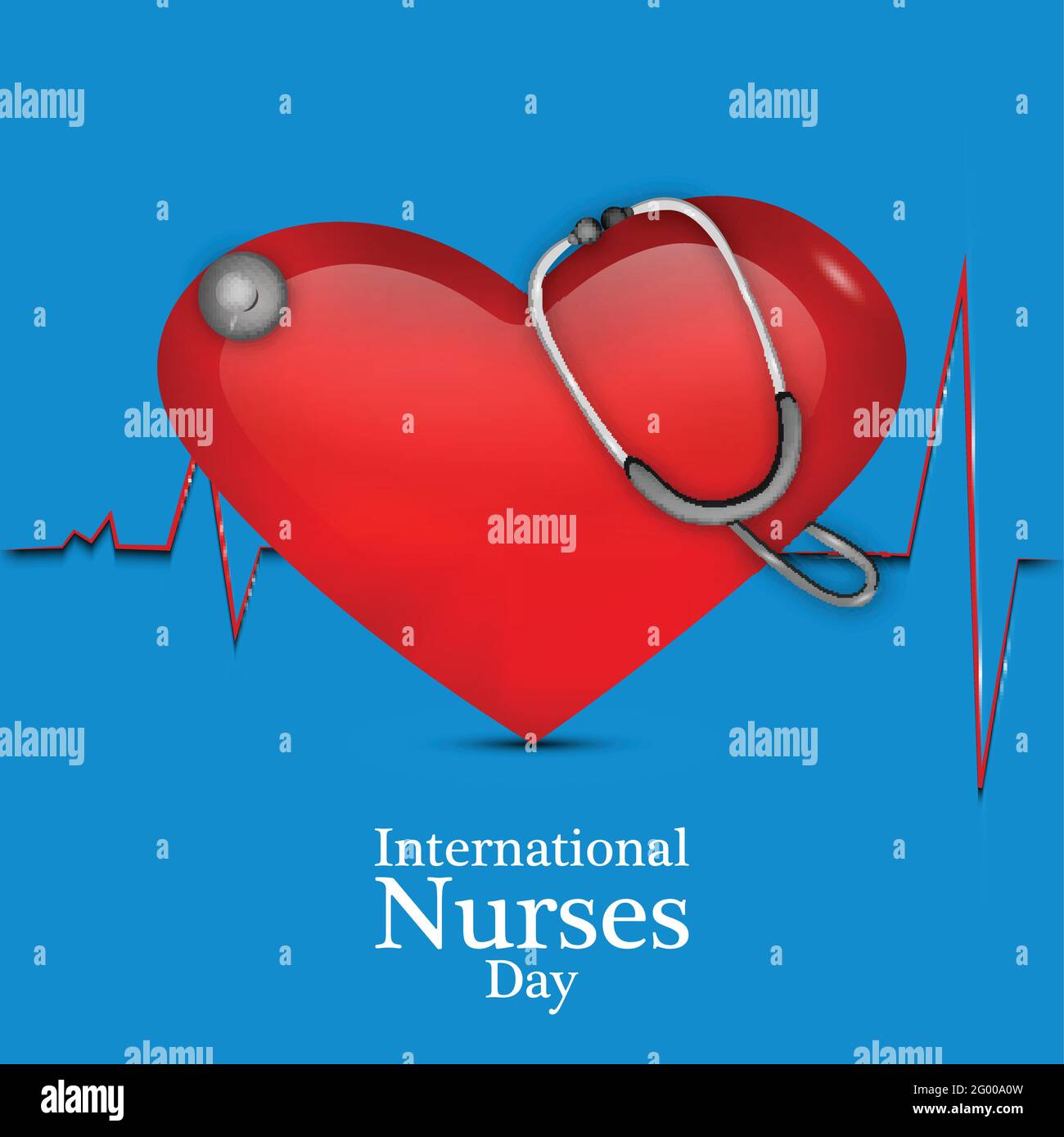 Nurses day wallpaper illustration hi-res stock photography and images ...