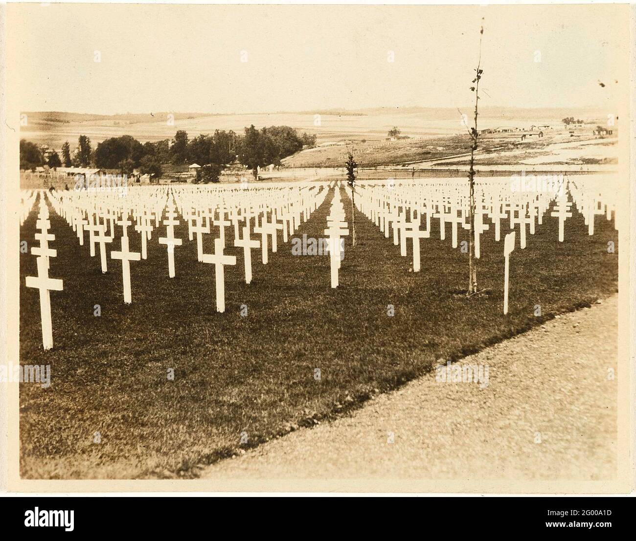 War graves (military cemetery) from the First World War Stock Photo - Alamy