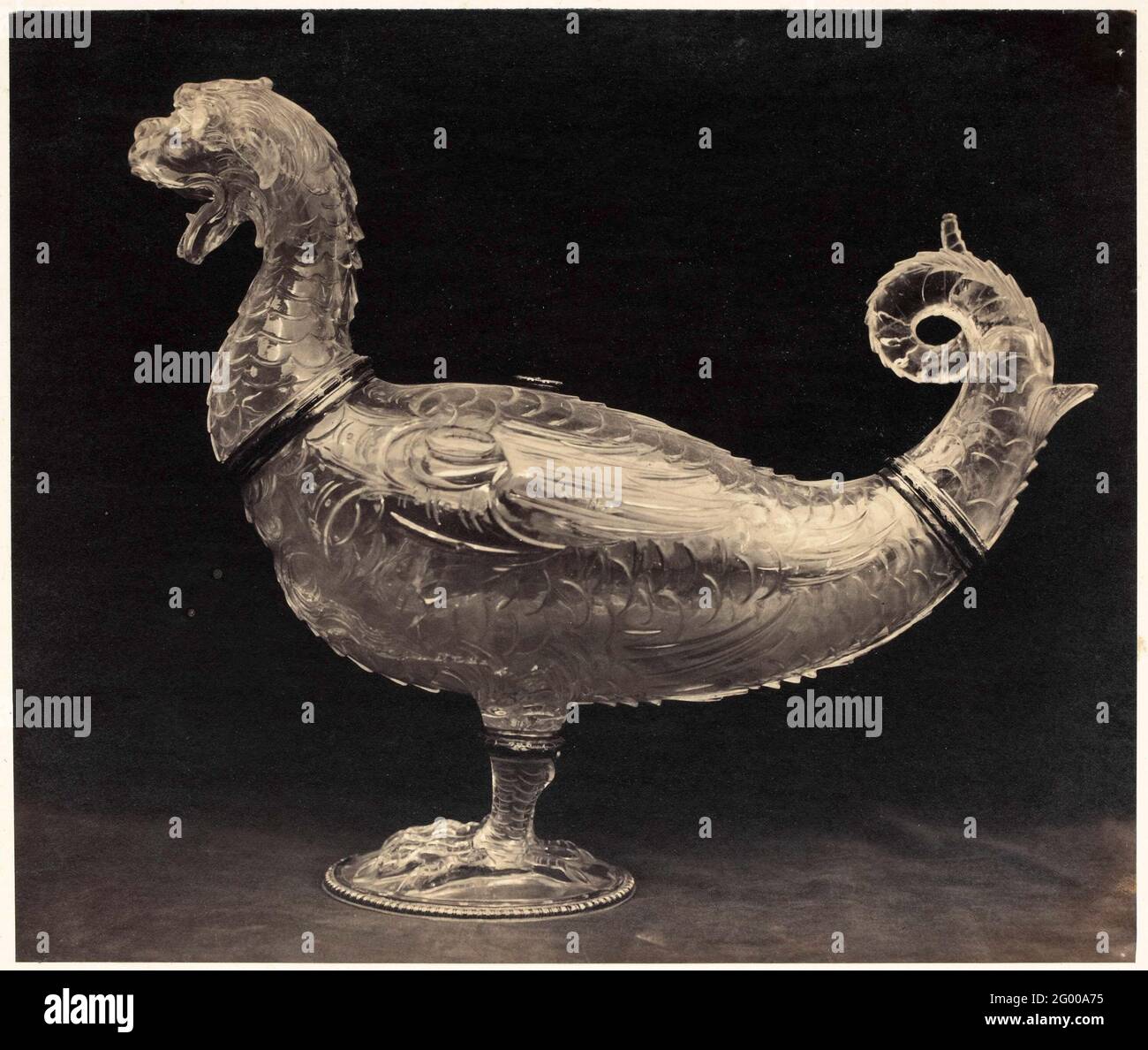 Crystals can be in mythological bird form from the Louvre Stock Photo ...