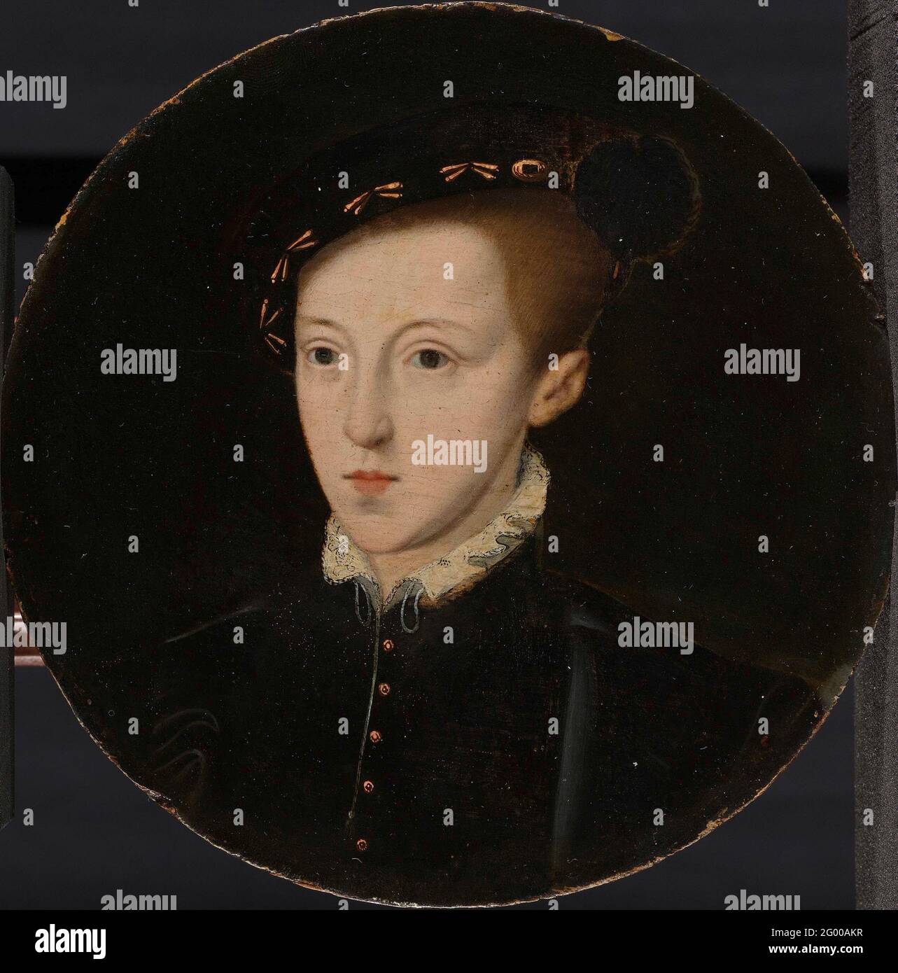 Portrait of Edward VI (1537-1553), King of England. Portrait of Eduard ...