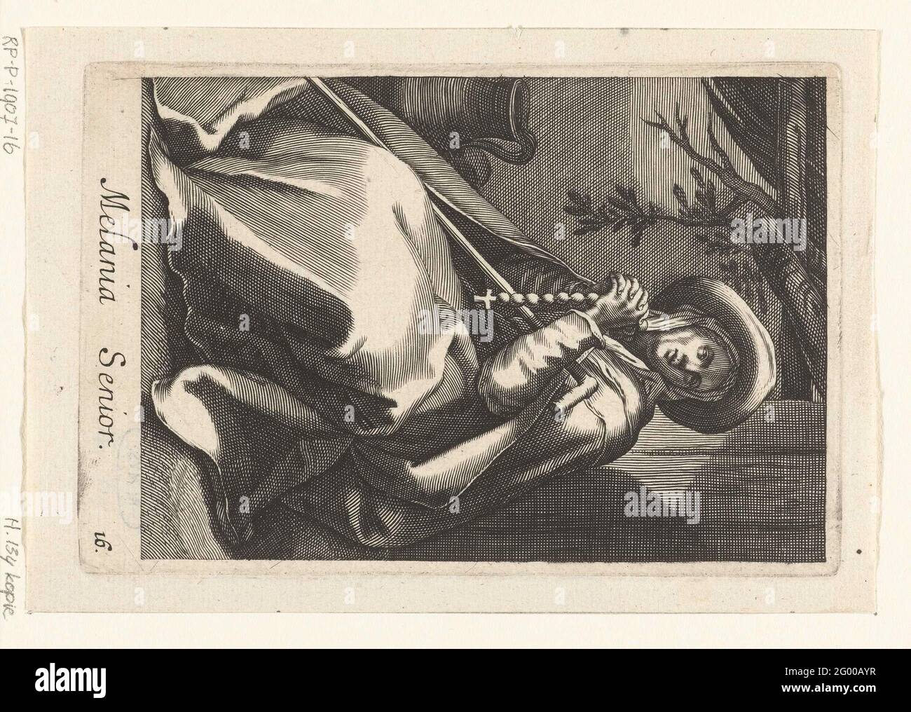 Saint Melania the older as a horror; Melania senior; Kluizenaars; Sacra ...