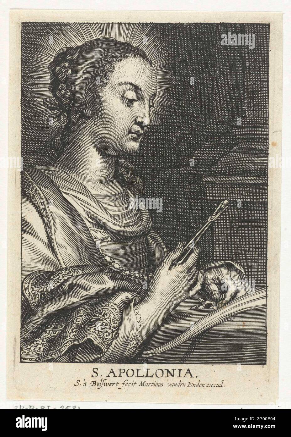 Saint Apollonia with early teeth; S. Apollonia Stock Photo - Alamy
