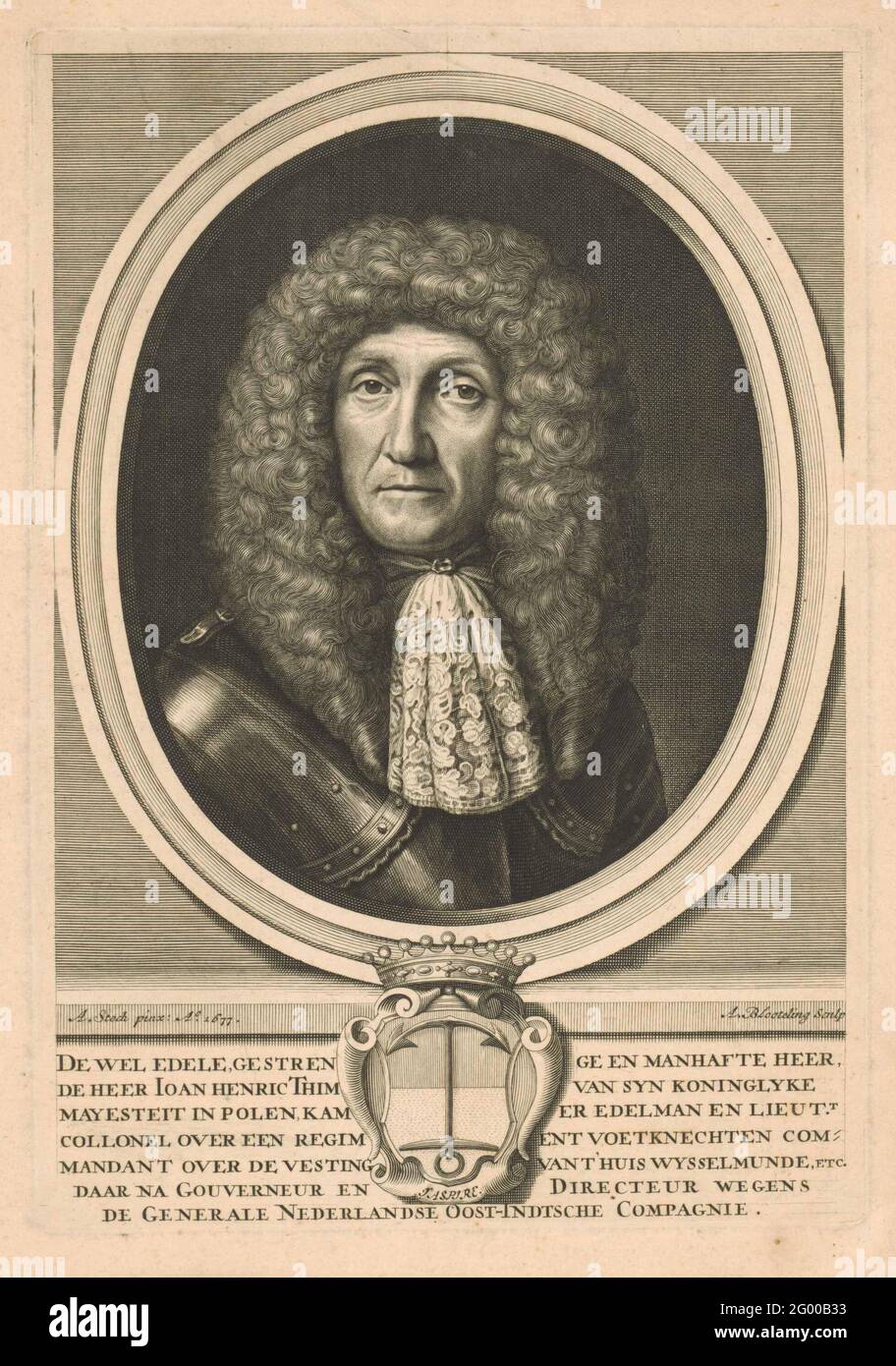 Portrait of Johan Henrik Thim. Bust of Johan Henrik Thim, Director ...