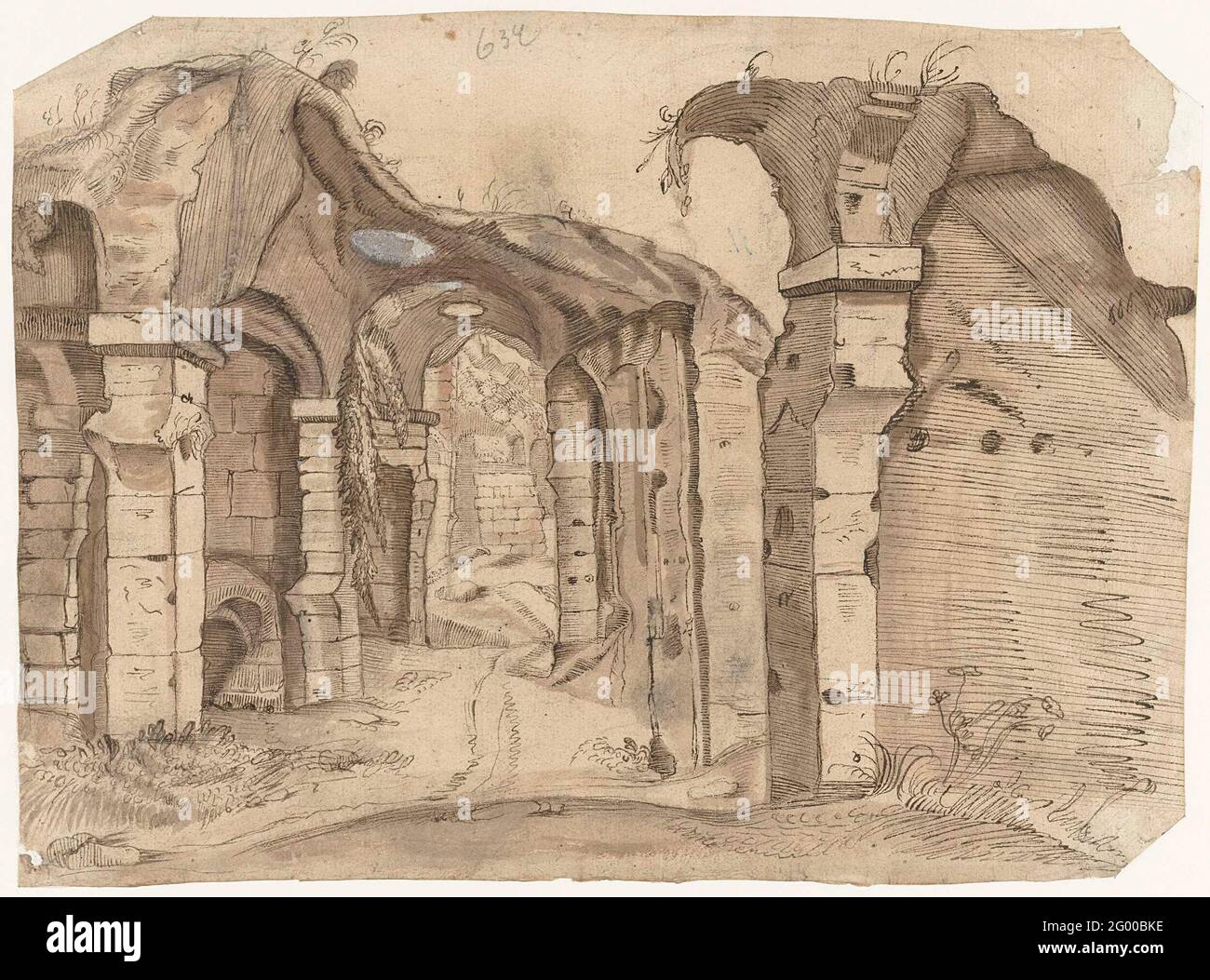 Path through the Colosseum, Rome Stock Photo - Alamy