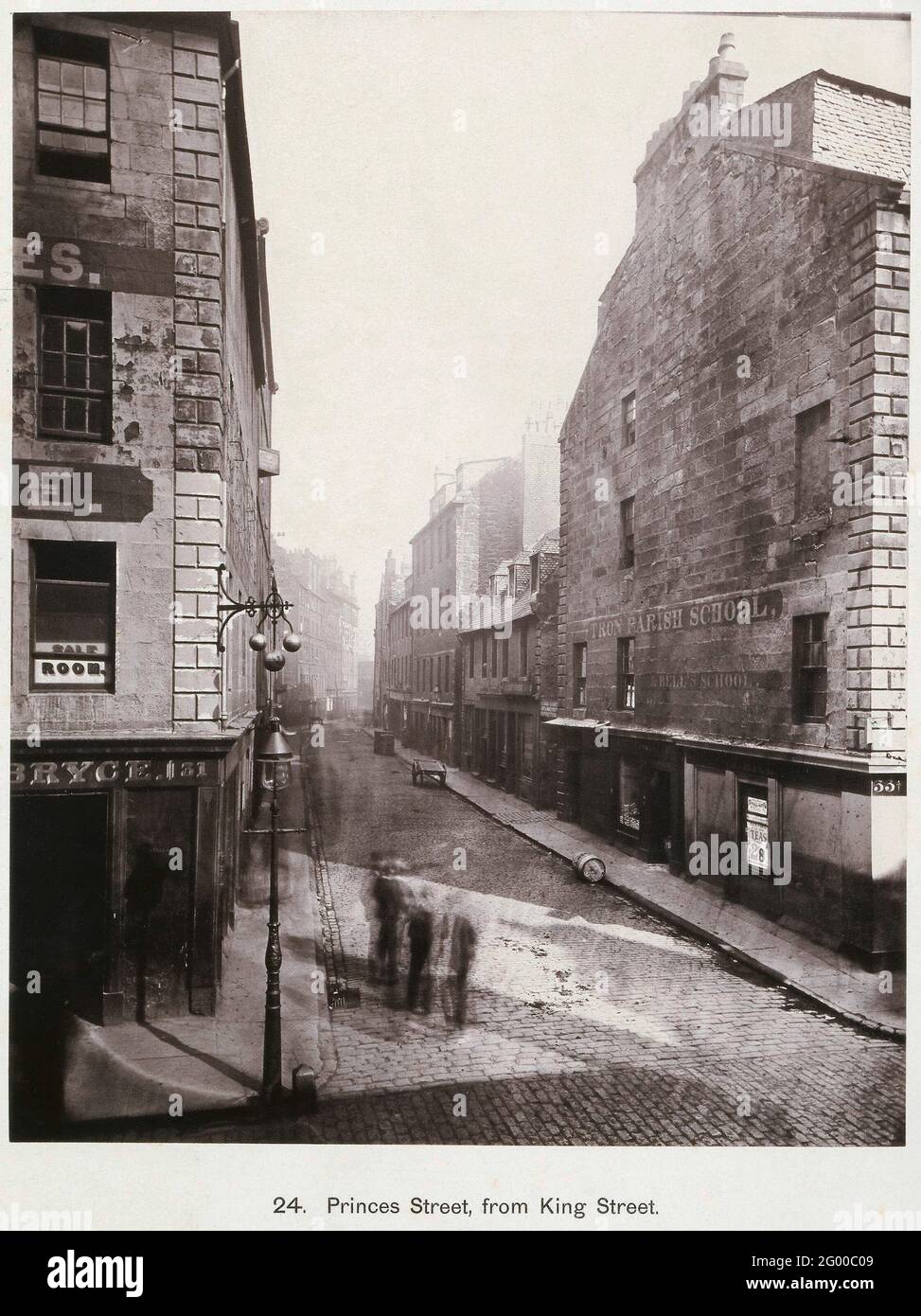 Princes Street, seen from King Street, Glasgow; Princes Street, from ...