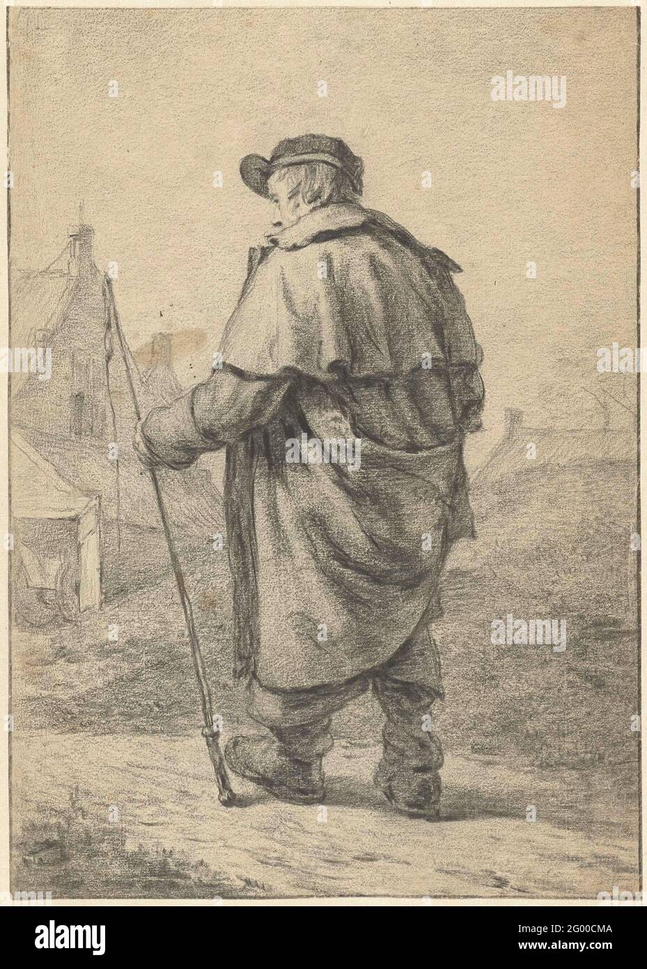 Running man with whip Stock Photo - Alamy