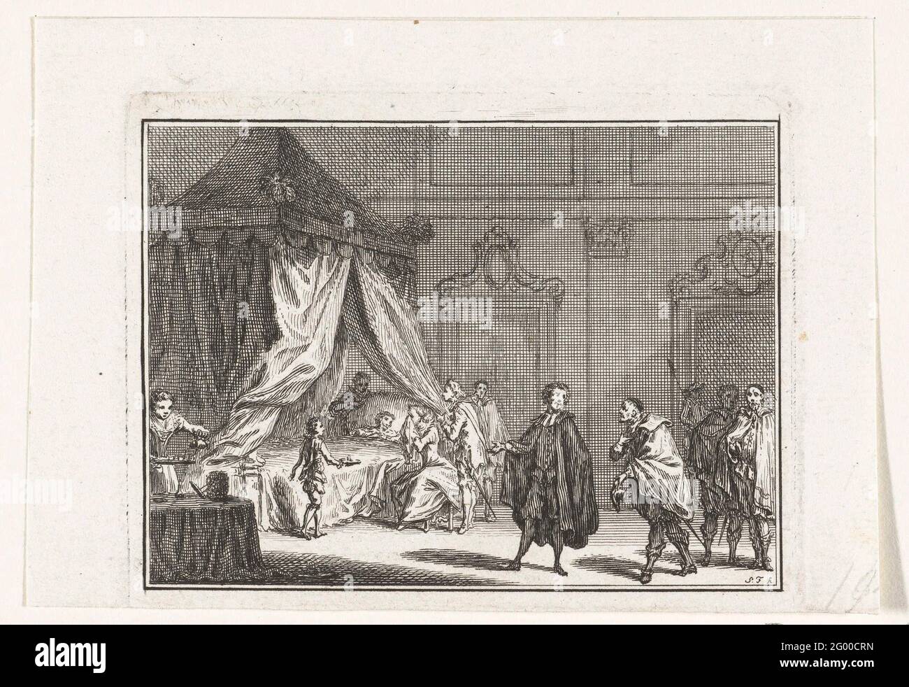 Death bed by Frederik Hendrik, 1647. Death from Frederik Hendrik, March 14, 1647. Stadholder ...