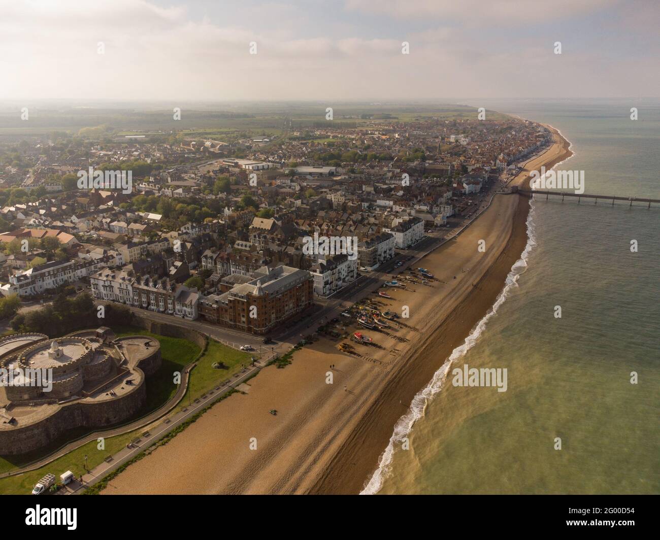 Deal castle aerial hi-res stock photography and images - Alamy