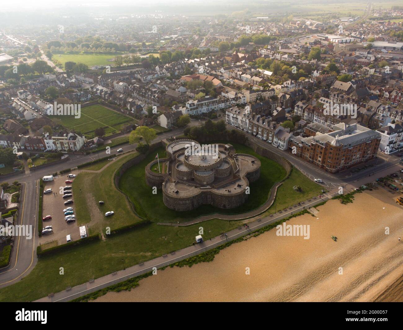 Deal castle aerial hi-res stock photography and images - Alamy