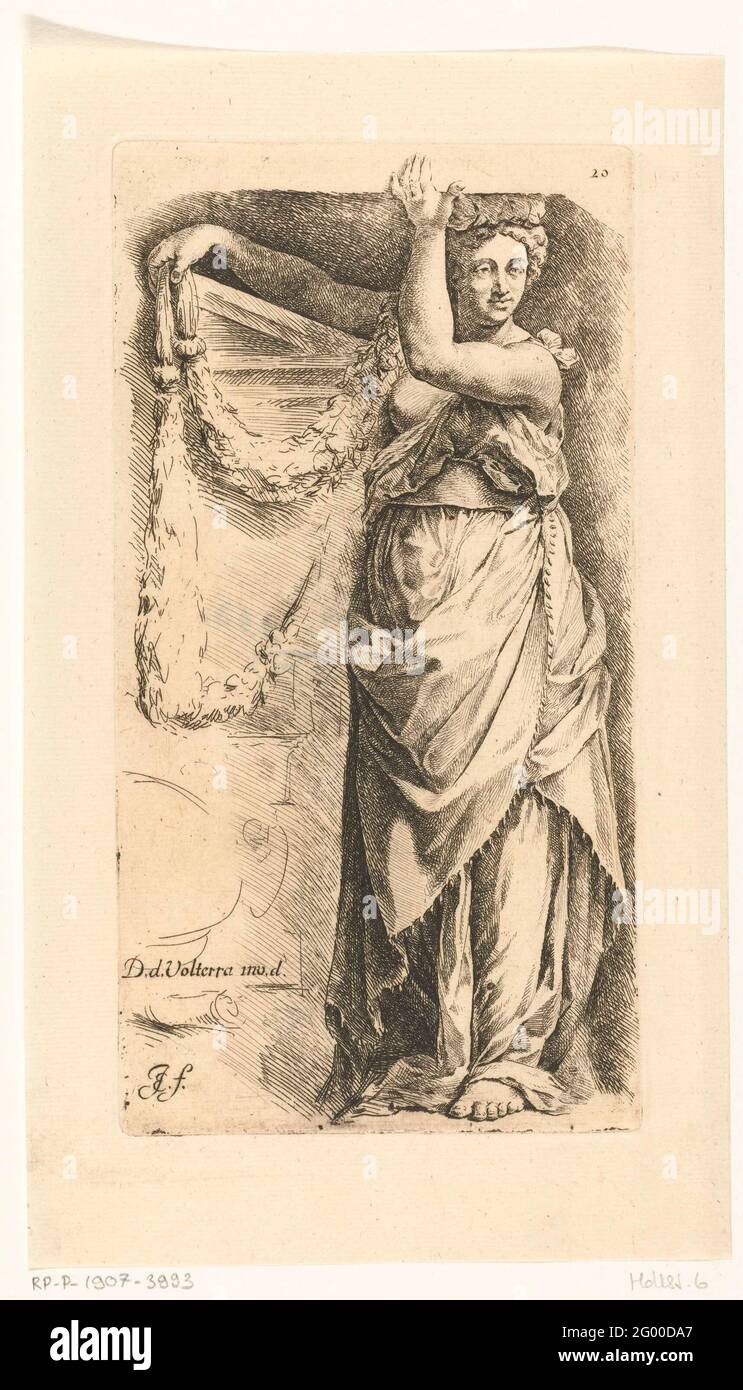 Kariatide; Graphices examples of various artists Stock Photo - Alamy