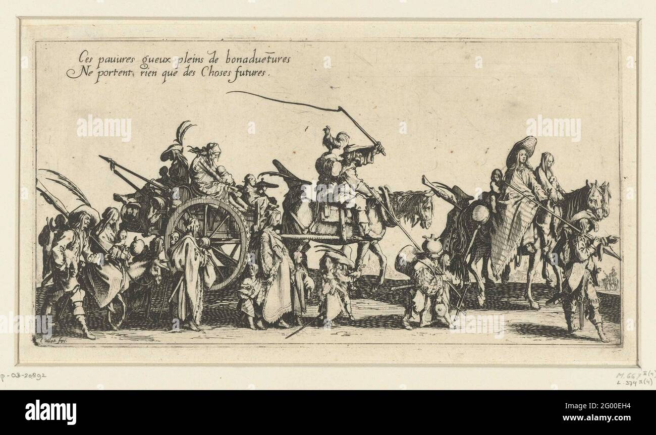 Roma with horses and cart on the road; Gypsies with horses and cart on ...