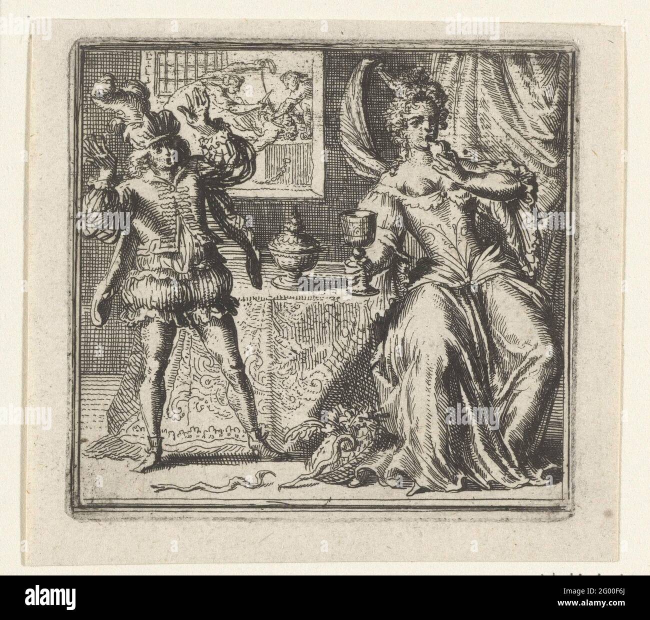 Illustration for Boccaccio decamerone. Illustration for the Boccaccio ...