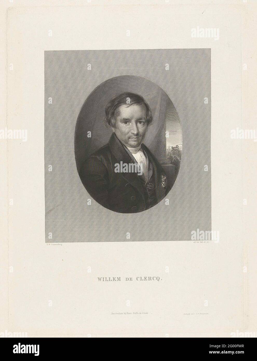 Portrait of Willem de Clercq Stock Photo - Alamy