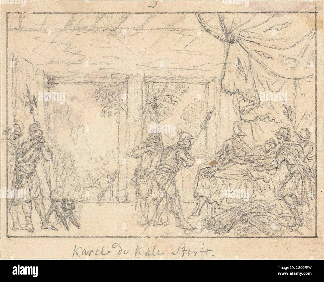 The death of Charles de Kale. The death of Charles de Kale, King of the ...