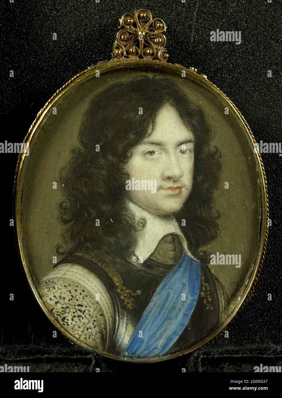 Karel Stuart (1630-85), Prince of Wales. The later king Charles II from ...