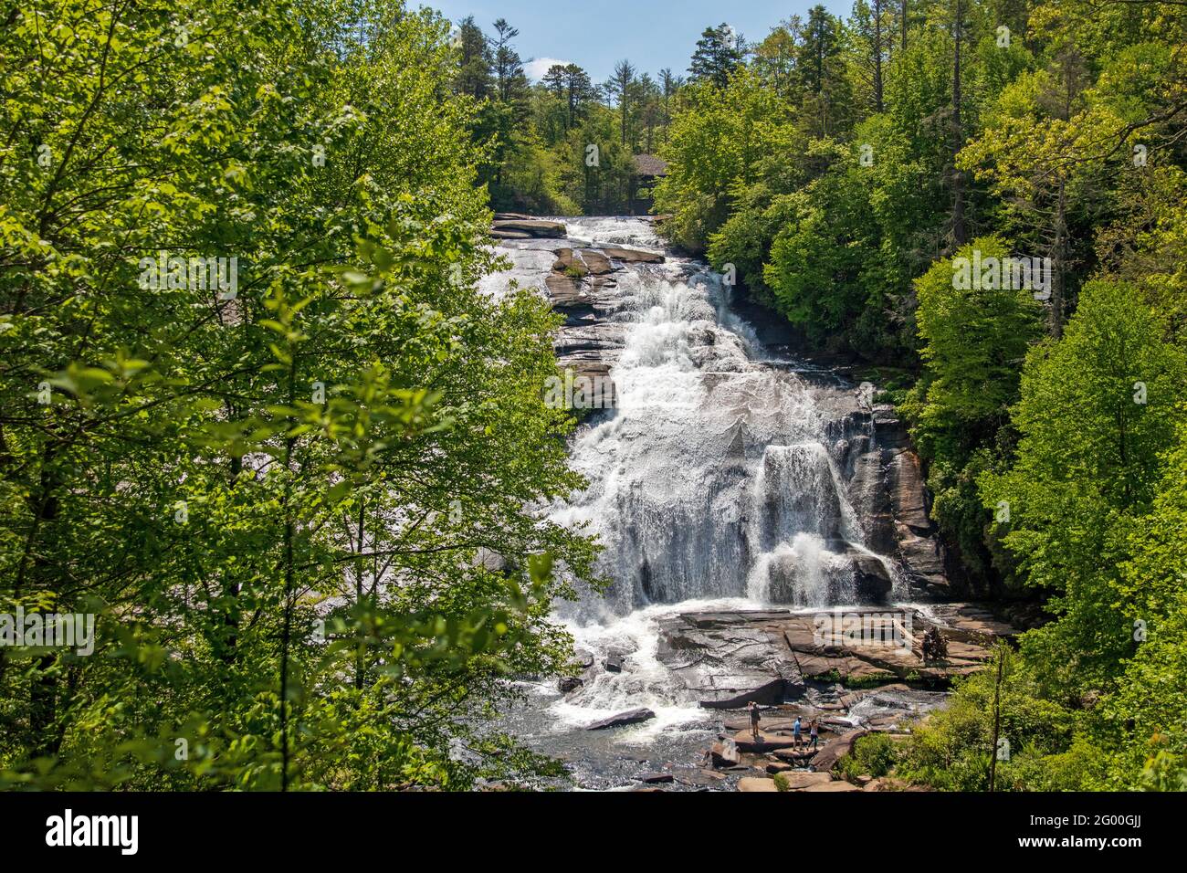 High Falls in Transylvania County North Carolina Stock Photo - Alamy