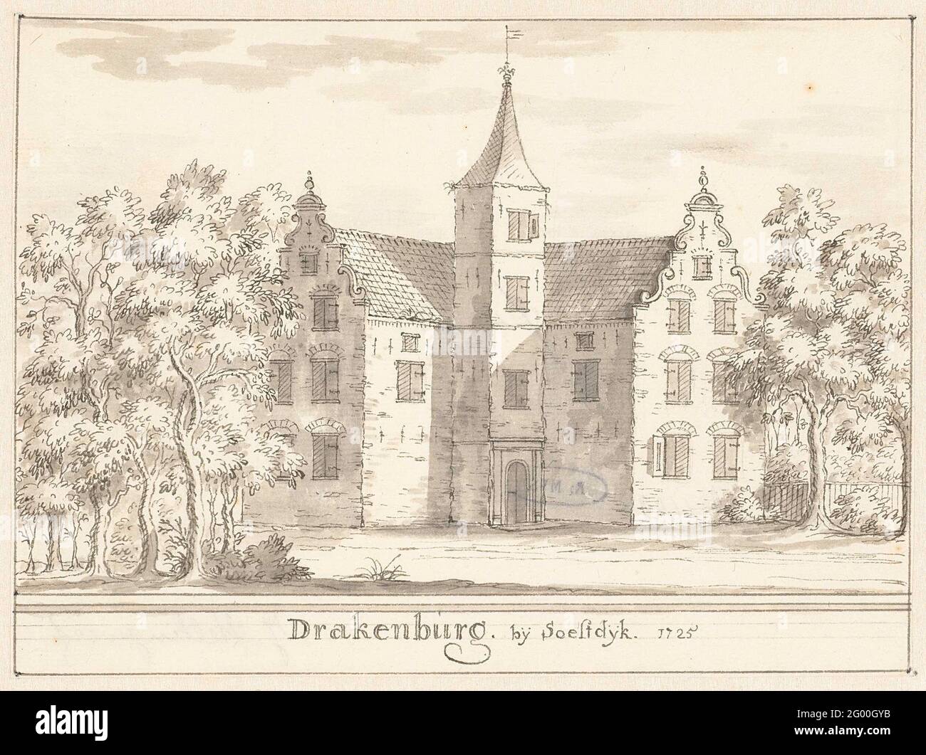 The Drakenburg Castle at Soestdijk Stock Photo - Alamy