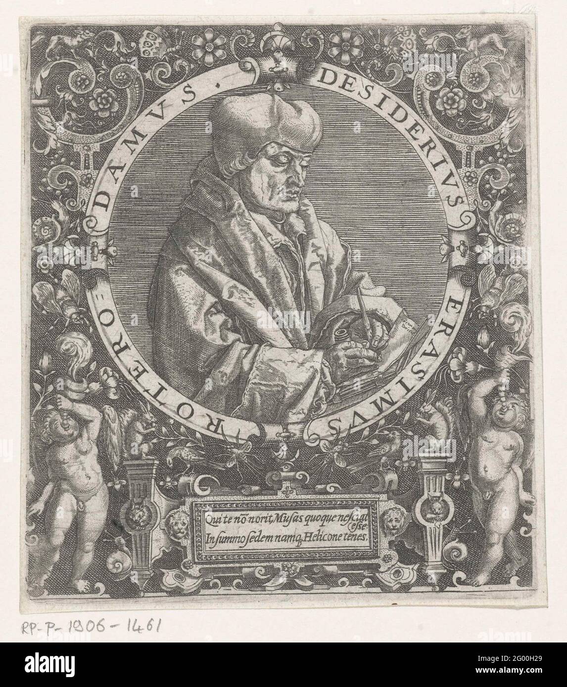 Portrait of Erasmus van Rotterdam. Bust of Erasmus from Rotterdam ...