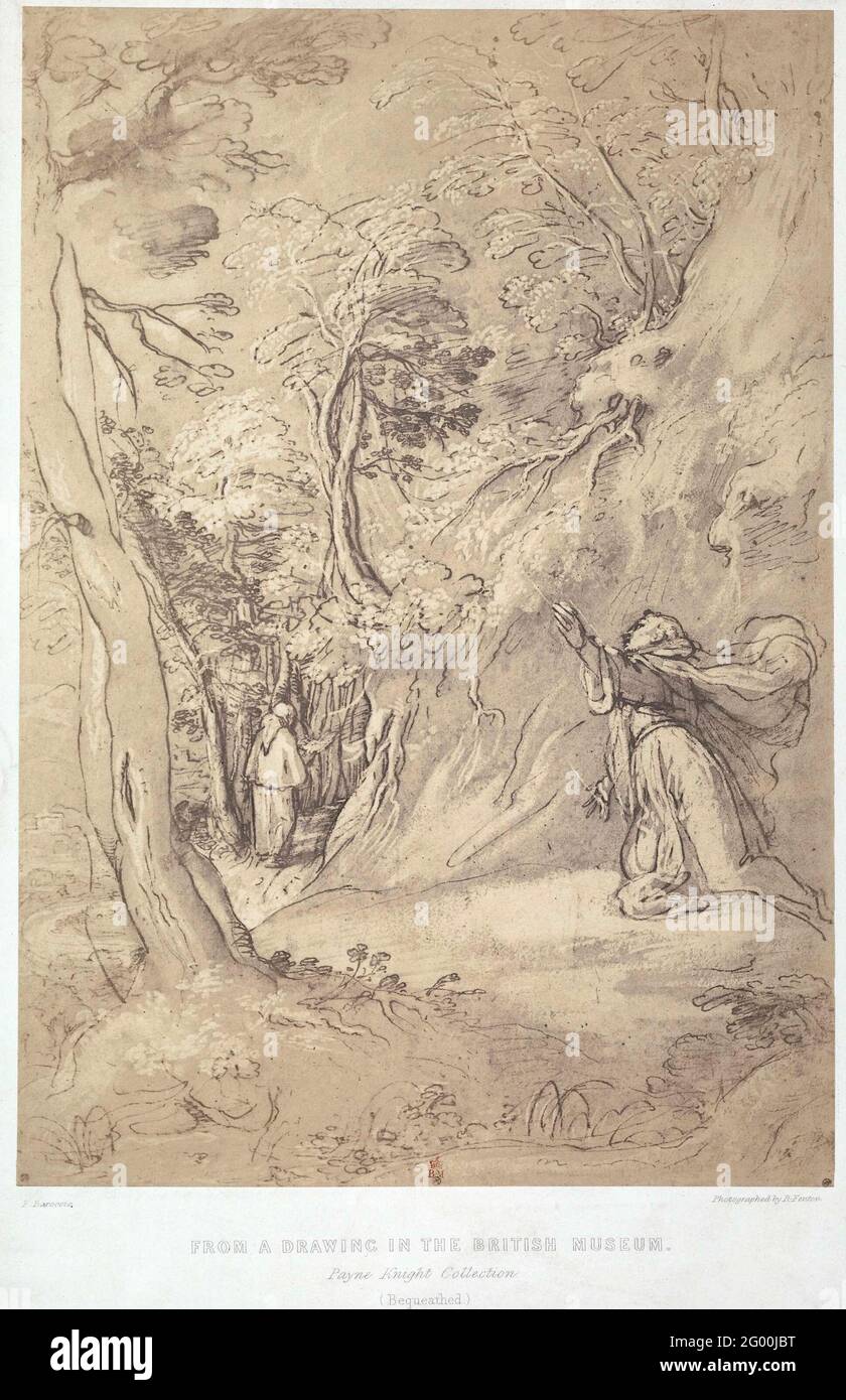 Photo production of drawing of Federico Barocci, 'The stigmatization of ...