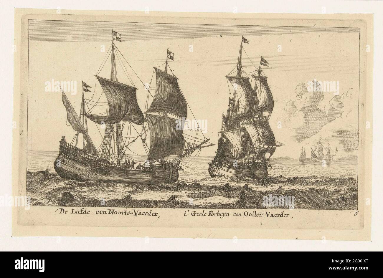 The ships' t yellow fortune and love; Love a Never-Vaerder, the Geele ...